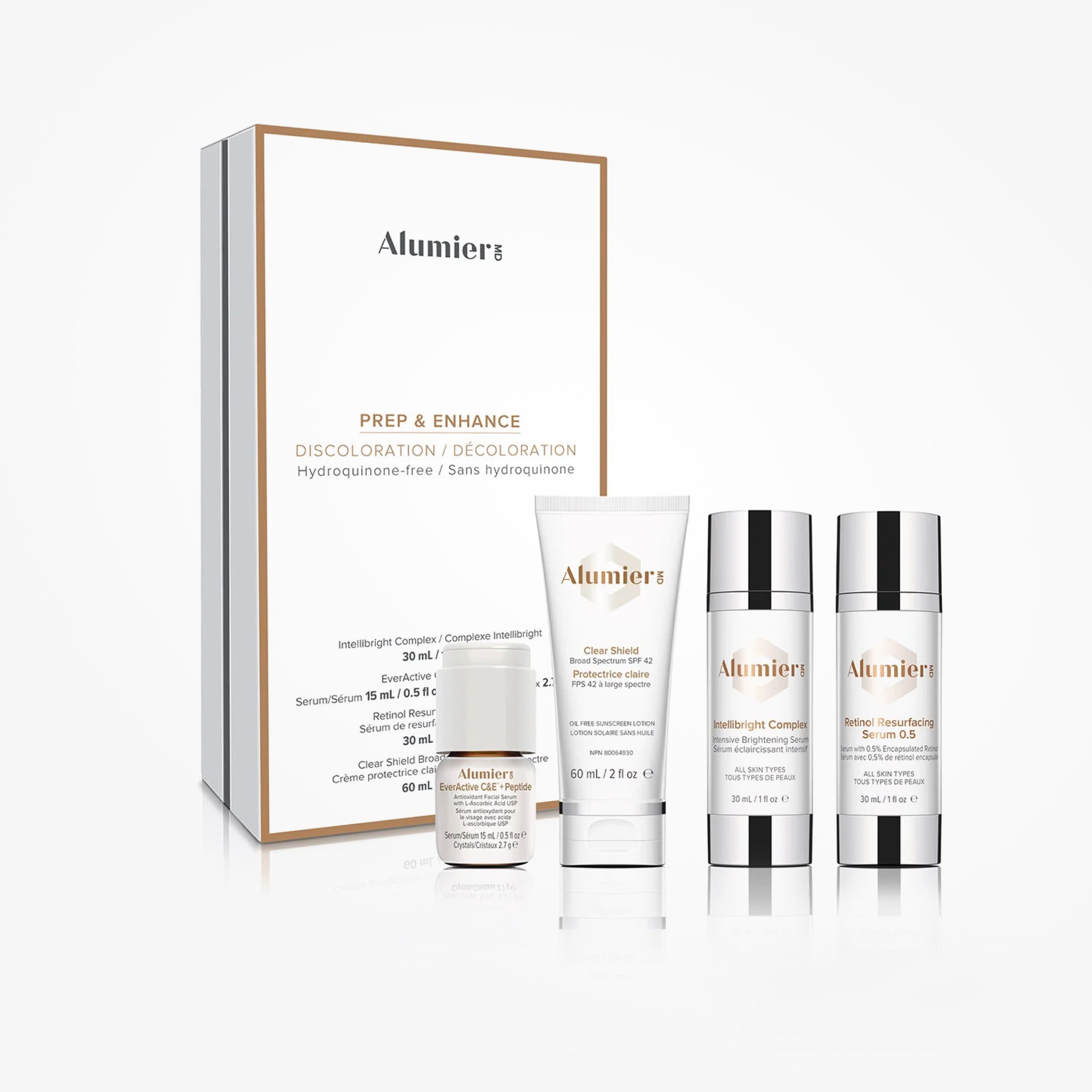 Alumier Prep & Enhance Discolouration (Non-HQ) | Skin Brightening Kit